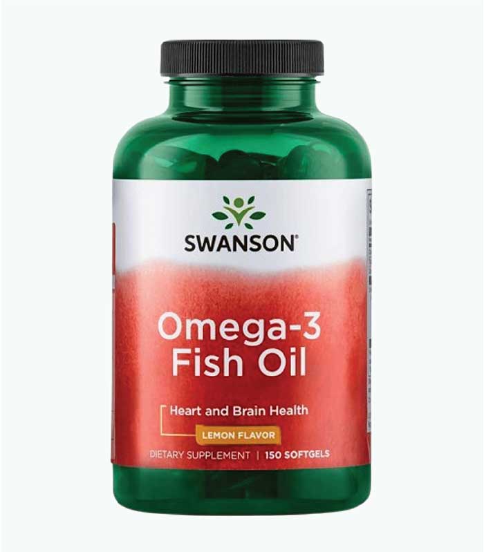 Swanson Omega-3 Fish Oil Lemon Flavor I Supplement Shop